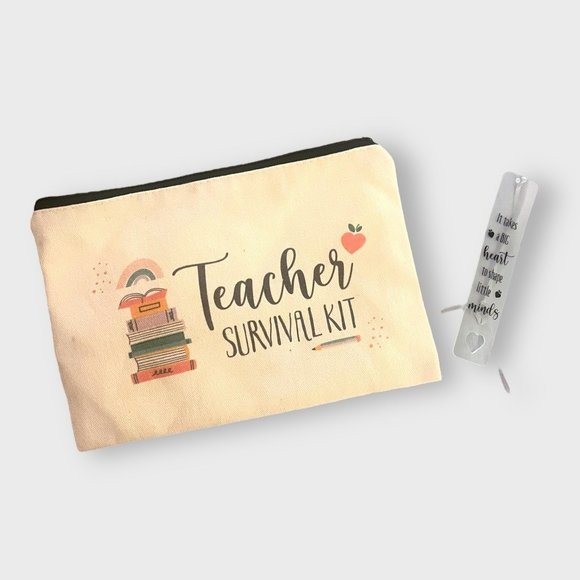 Other | Teacher Survival Kit Pencil Pouch And Teacher Bookmark Teacher ...